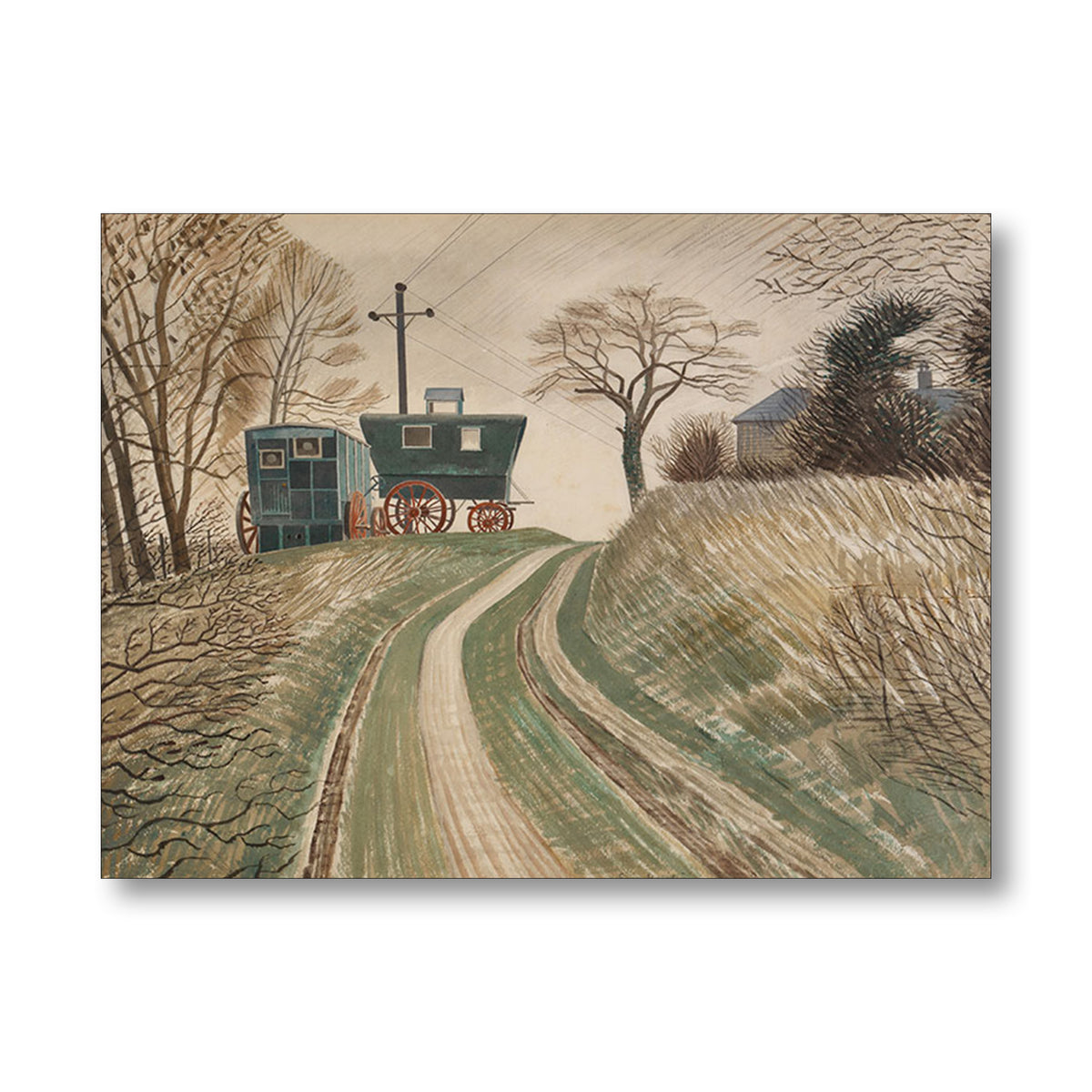 Caravans, 1936 by Eric Ravilious | Nicholas Engert Interiors