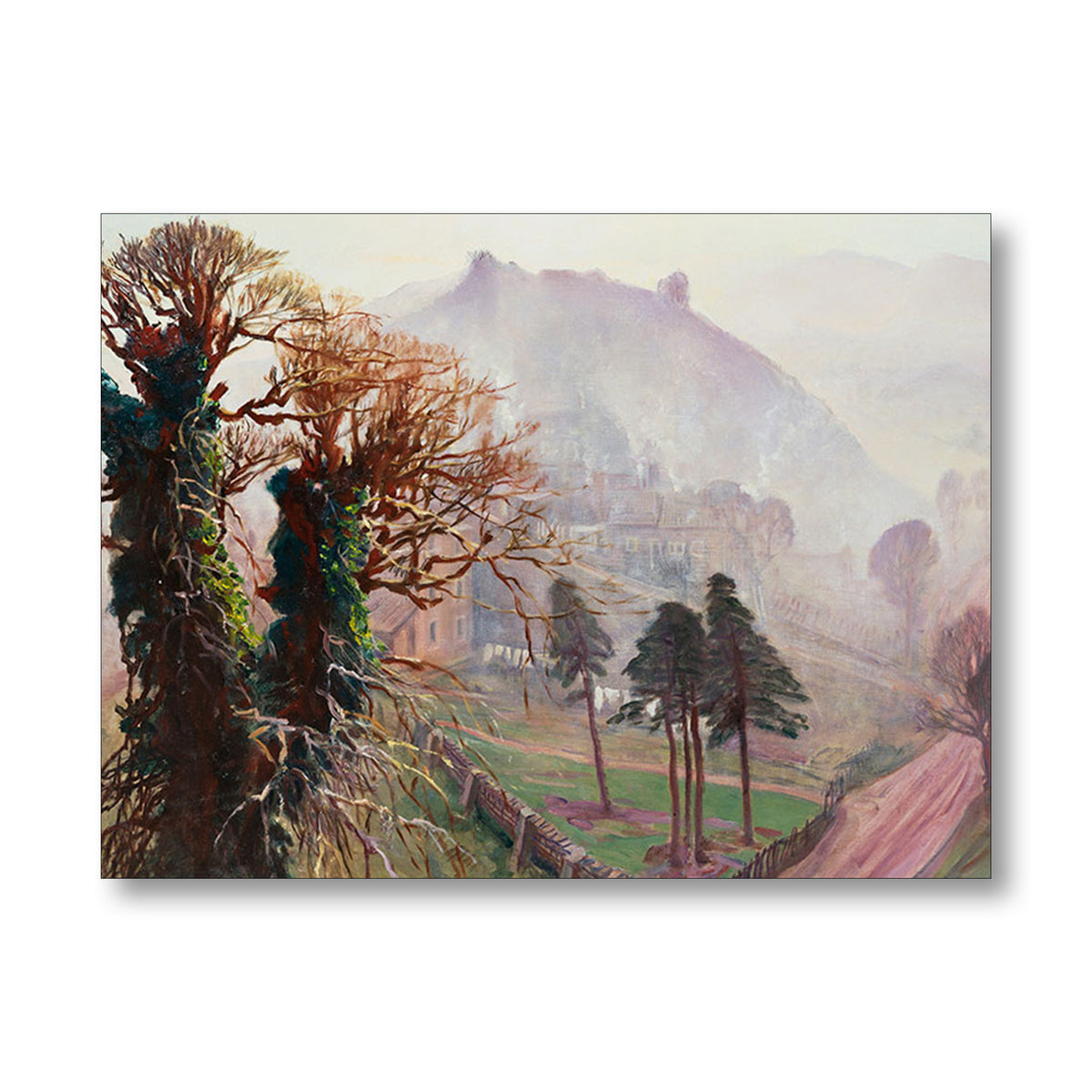 A Village in a Valley, Malvern Hills by Laura Knight | Nicholas Engert ...