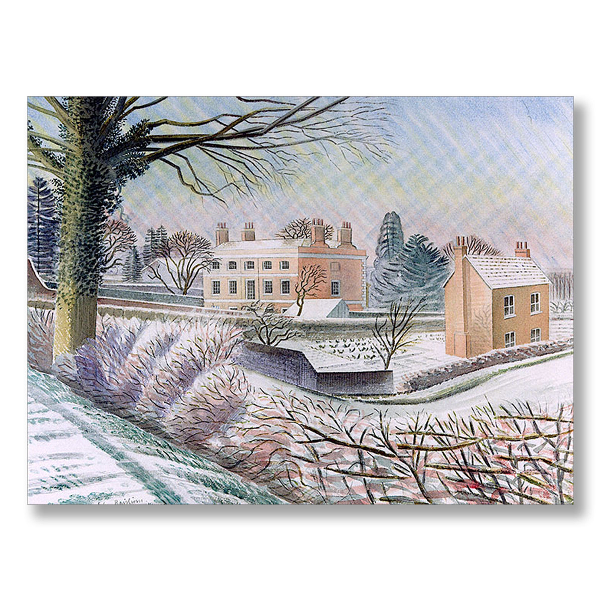 Vicarage in the Snow 1935 by Eric Ravilious | Nicholas Engert Interiors