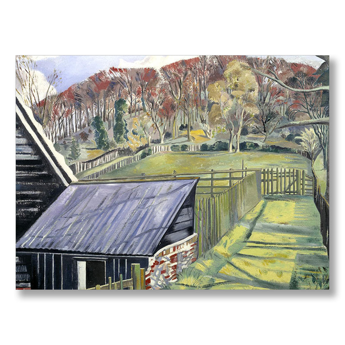 Behind the Inn 1919 by Paul Nash | Nicholas Engert Interiors